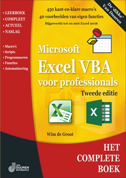 Boektraining Excel VBA Voor Professionals